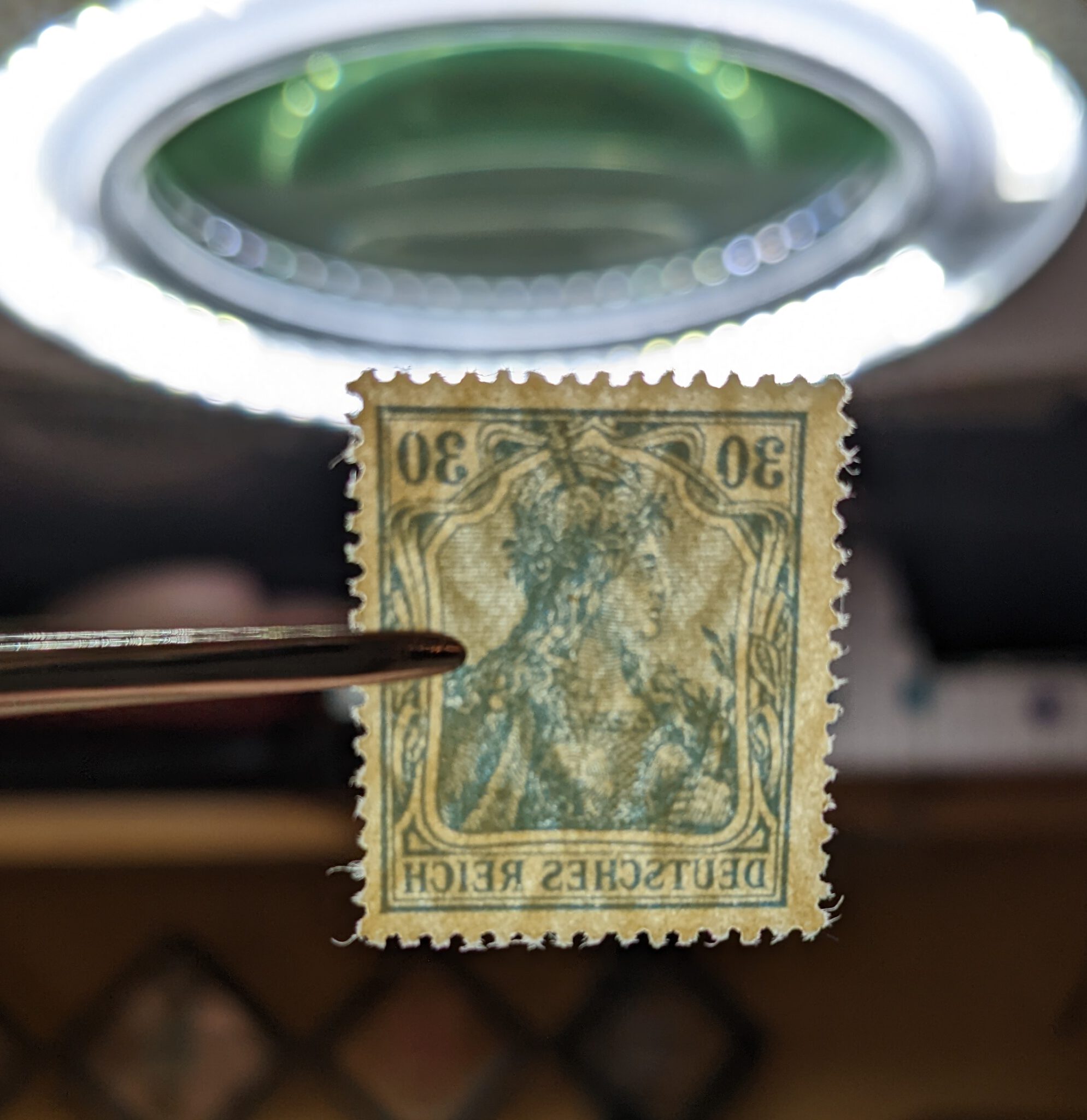 Verschiedene Möglichkeiten des Sichtbarmachens von Wasserzeichen auf ...